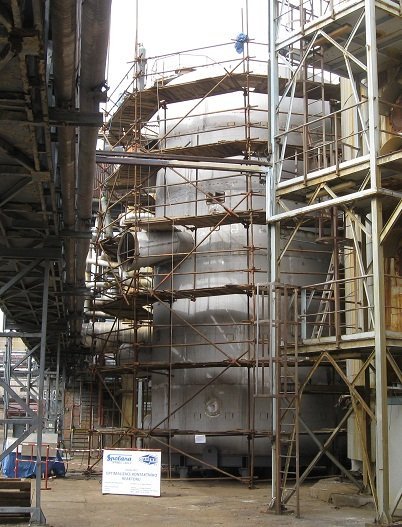 Contact reactor for sulphuric acid production